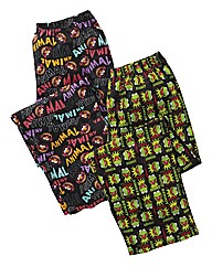 Muppets Pack 2 Woven Lounge Pants | Oolium