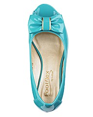Footflex By Lotus Peep Toe Shoes E Fit | Yonoodle