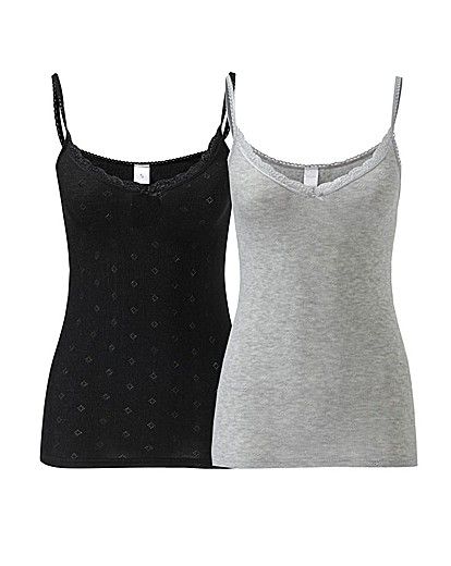 Naturally Close Pack Of 2 Thermal Camis – Voodel