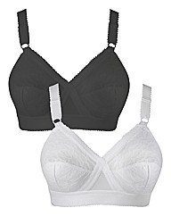 Playtex Pack Of 2 Cross Your Heart Bras | Kaymbo