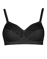 Triumph Cotton Lace Comfort Full Cup Bra | Skaxo